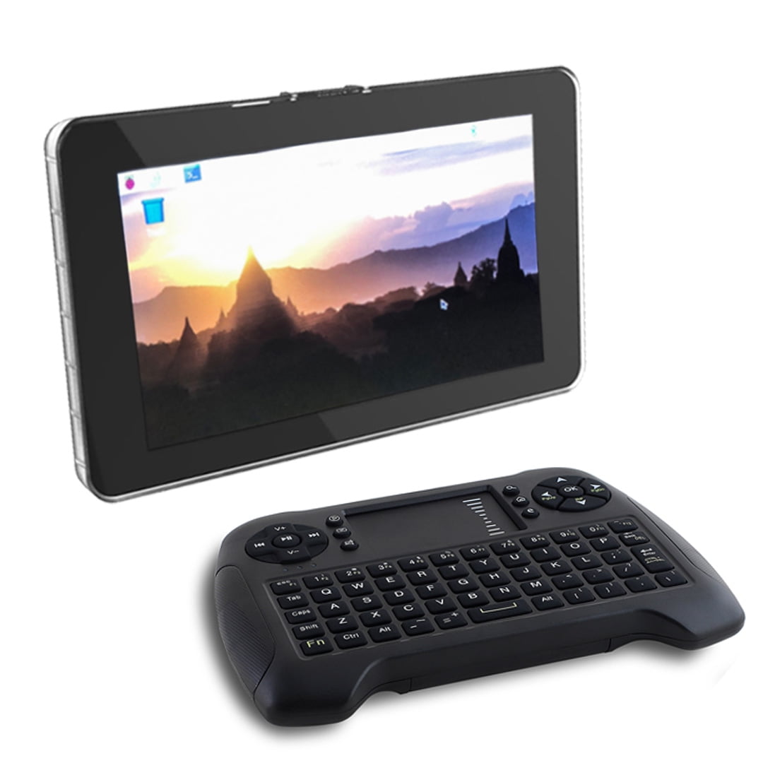 Vilros Raspberry Pi 4 Desktop with Official 7 Inch Touchscreen and Gaming Style Mini Keyboard ...