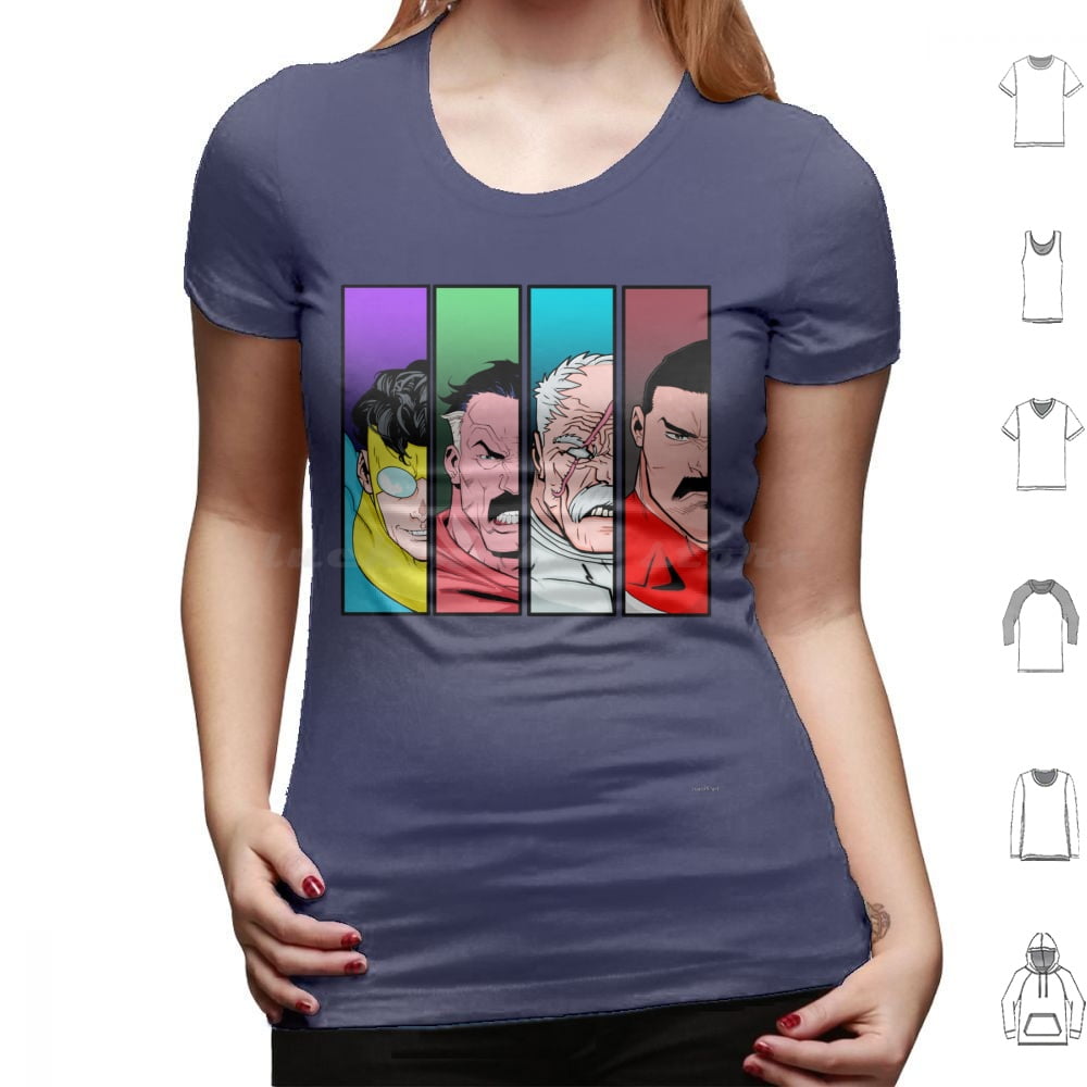Viltrumites T Shirt Big Size 100% Cotton Invincible Mark Grayson Nolan ...
