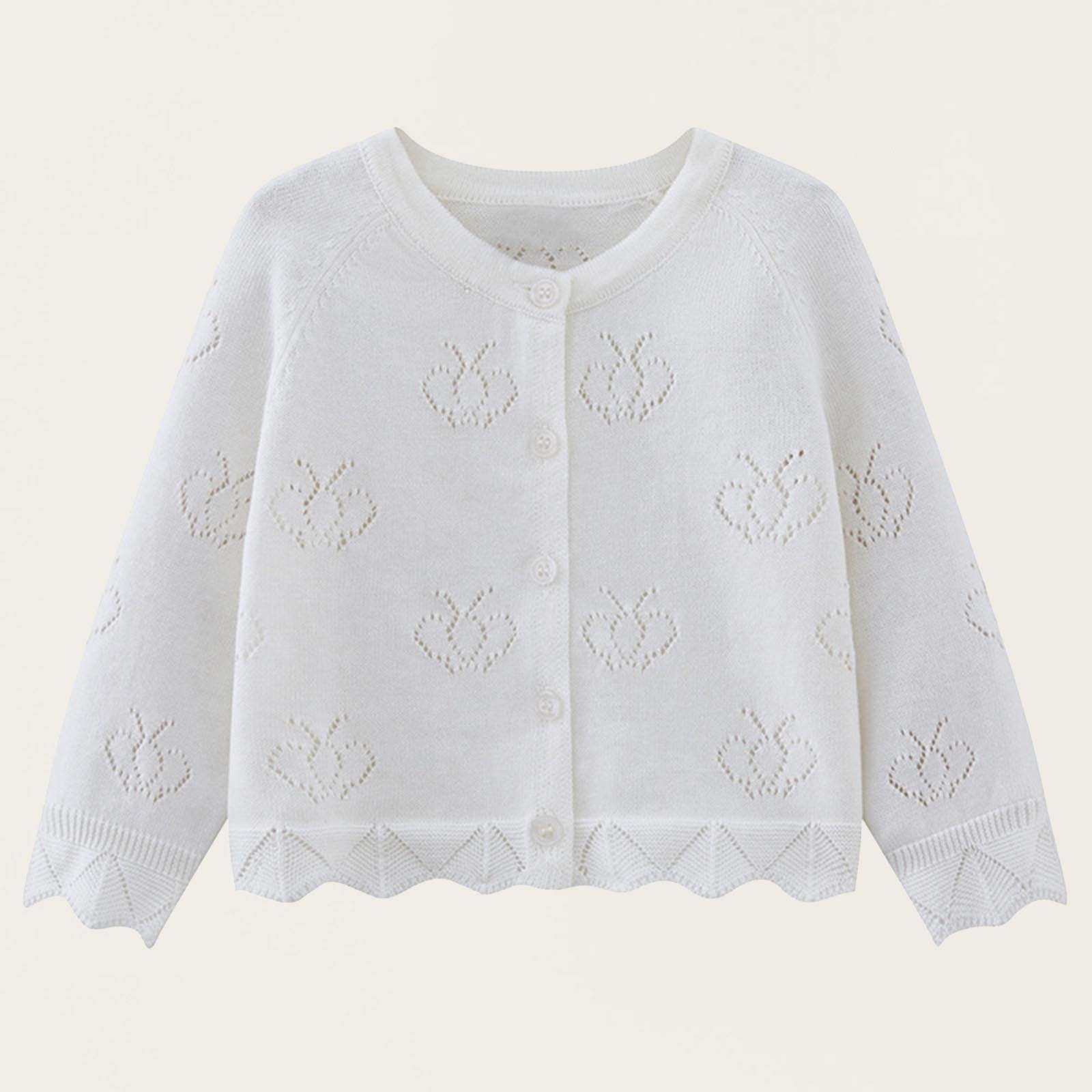 Viluyesy Girls Cardigan Sweater, Long Sleeve Shrug Crewneck Floral ...