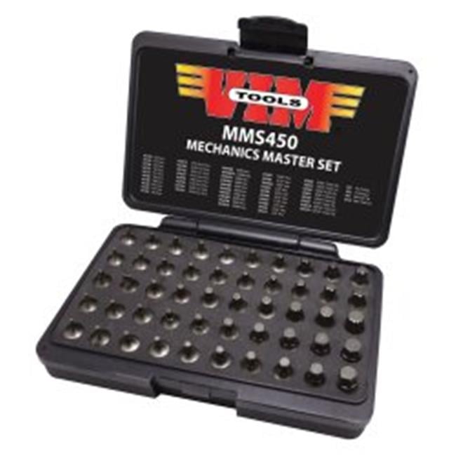 Vim Products 0.25 in. Square Drive Mechanics Master Set - 50 Piece ...