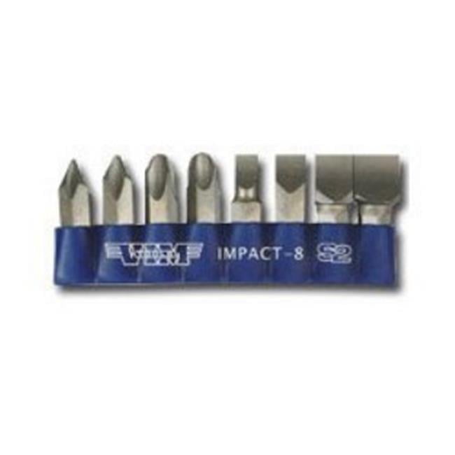 Vim Products 8 Piece Impact Driver Quality S2 Bit Set - Walmart.com
