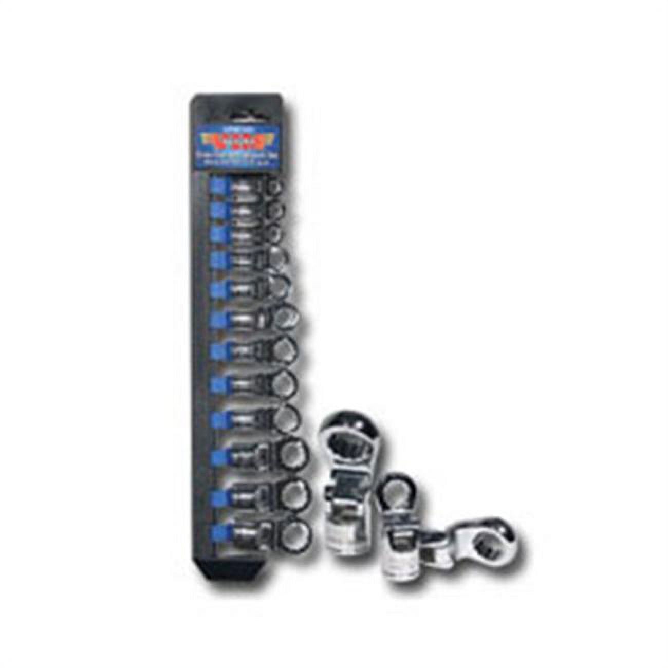 Vim Products VIMCFB100 Crow Foot Box Head Flexible Driver Set - 12 ...