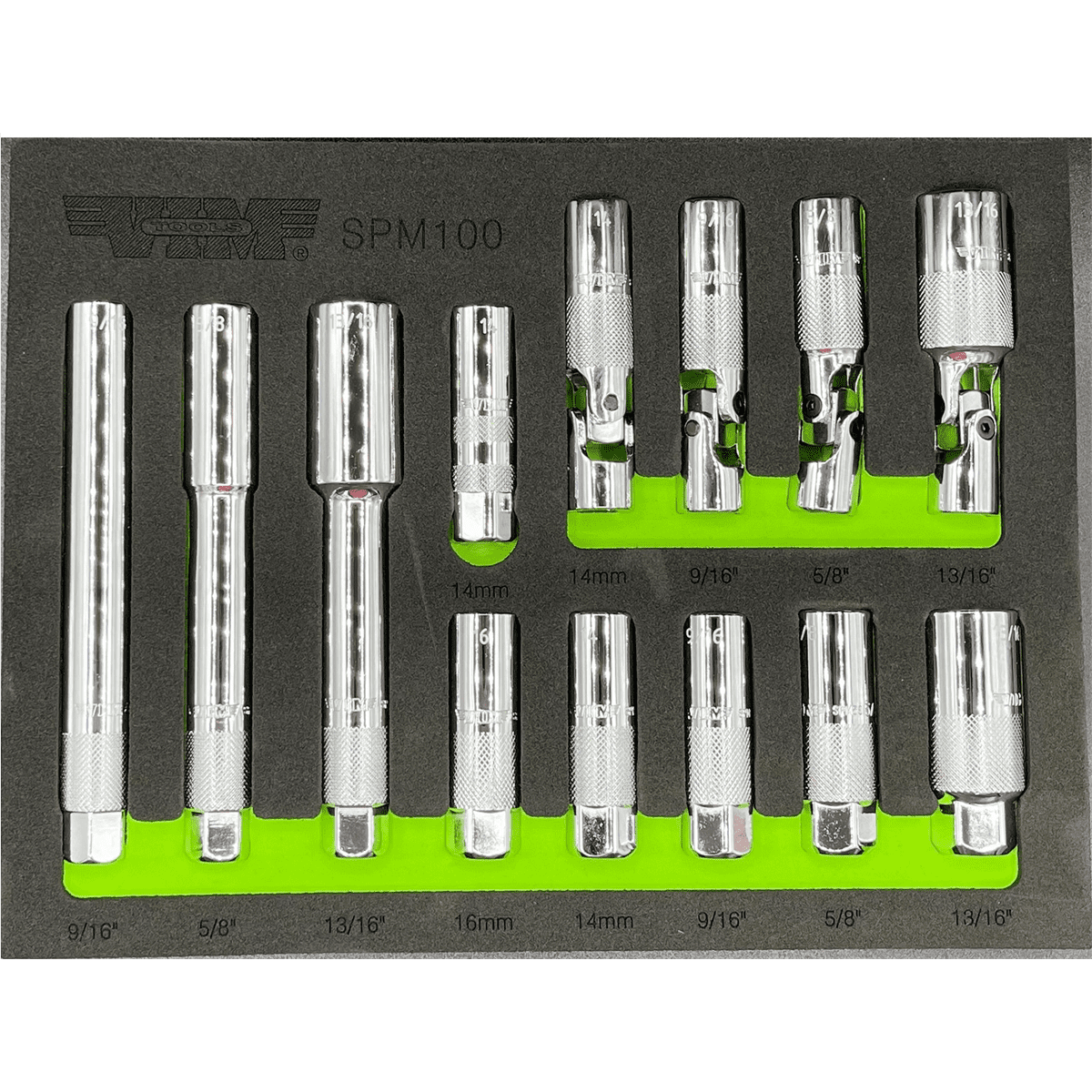 Free Shipping! Vim SPM100 13pc 3/8" Drive Master Spark Plug Tool Set ...
