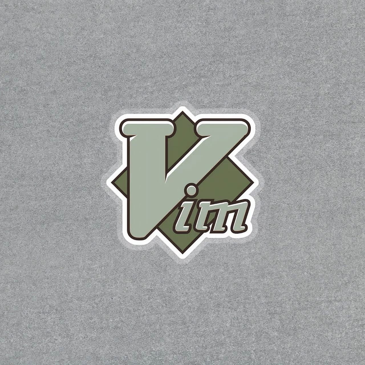 Vim Text Editor Logo Sticker - Colorful Decal For Programmersphone ...