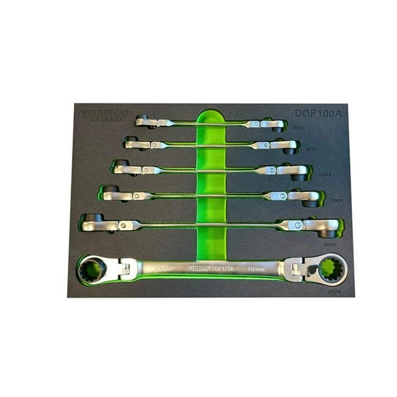 Ratcheting Line Wrench Set