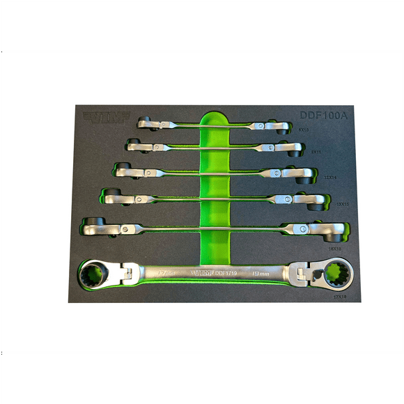 Ratcheting Line Wrench Set