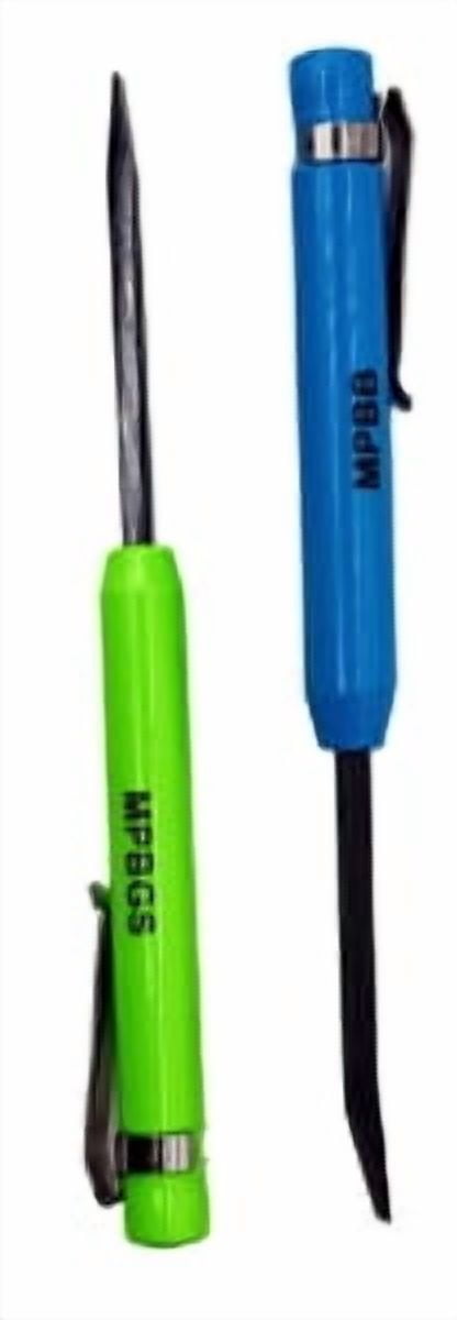 VIM Hand Tools MPBBGS2 MINI PRYBAR 2-PACK - BLUE BENT & GREEN STRAIGHT ...