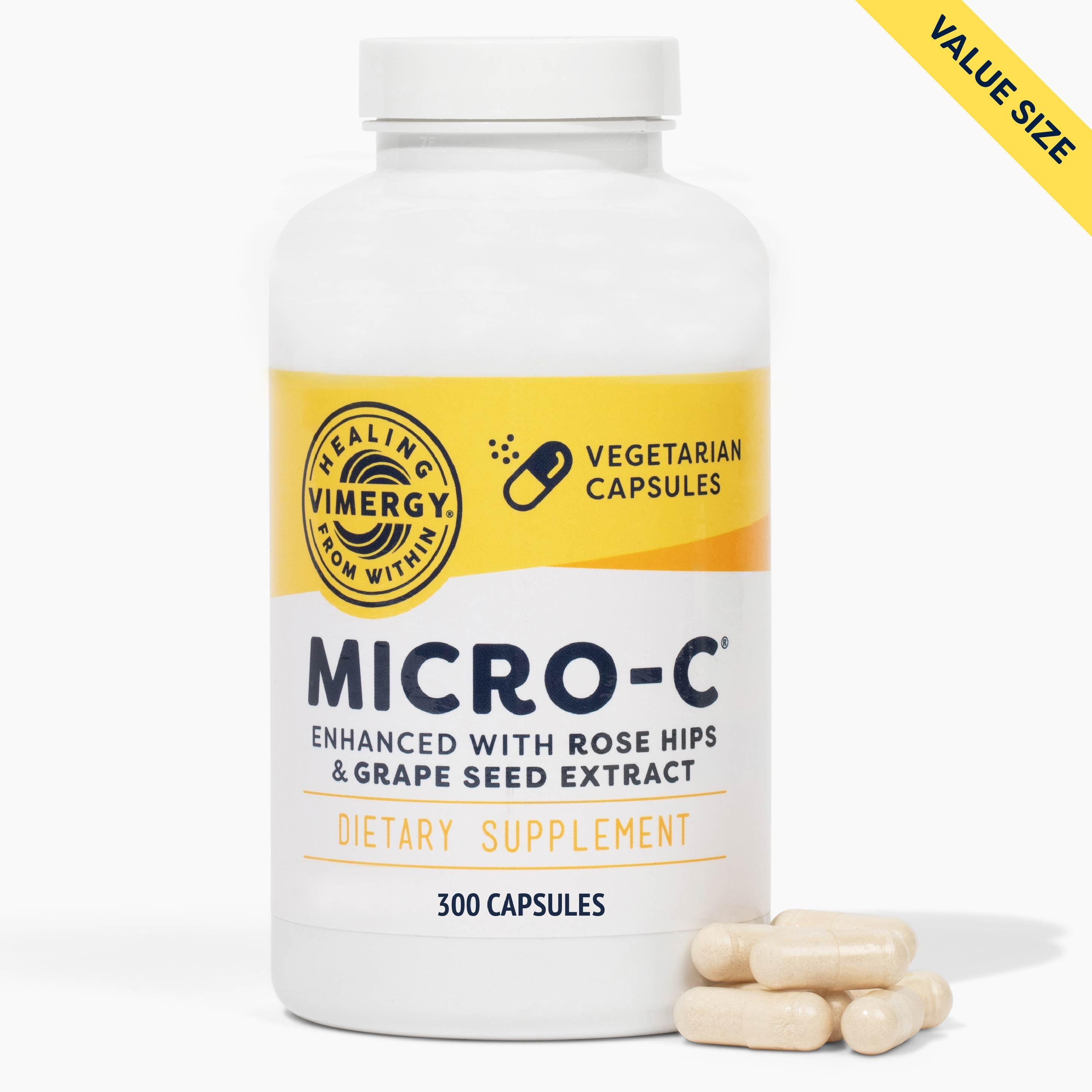 VIMERGY Micro-C® 300 Capsules – Value Size – (500mg) - Walmart.com