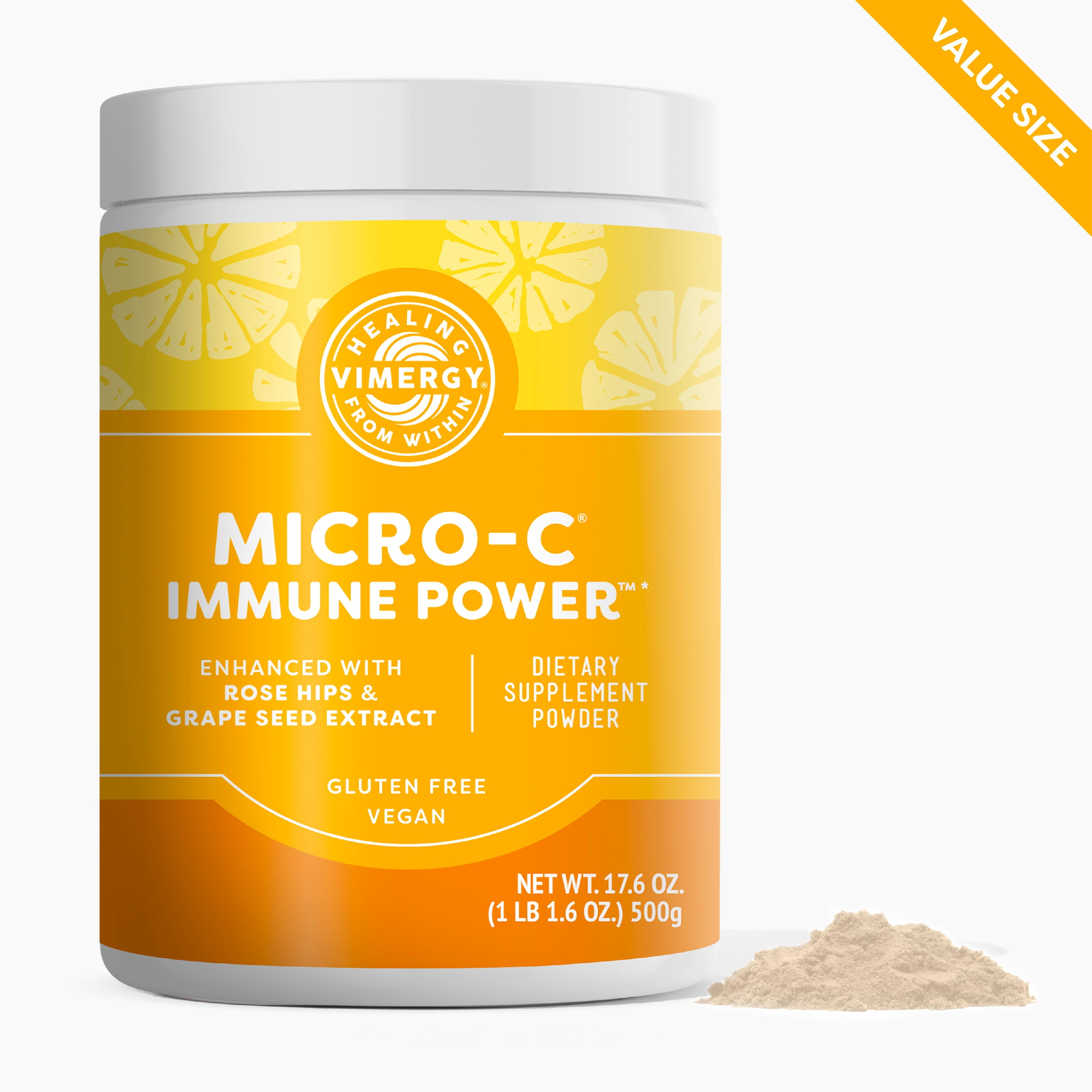VIMERGY Micro-C Immune Powder TM * - 500g – 278 servings – 2000mg ...