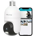 Vimtag Light Bulb Camera, 3.5K/6MP Light Bulb Security Camera Outdoor with Spotlight/Night ...
