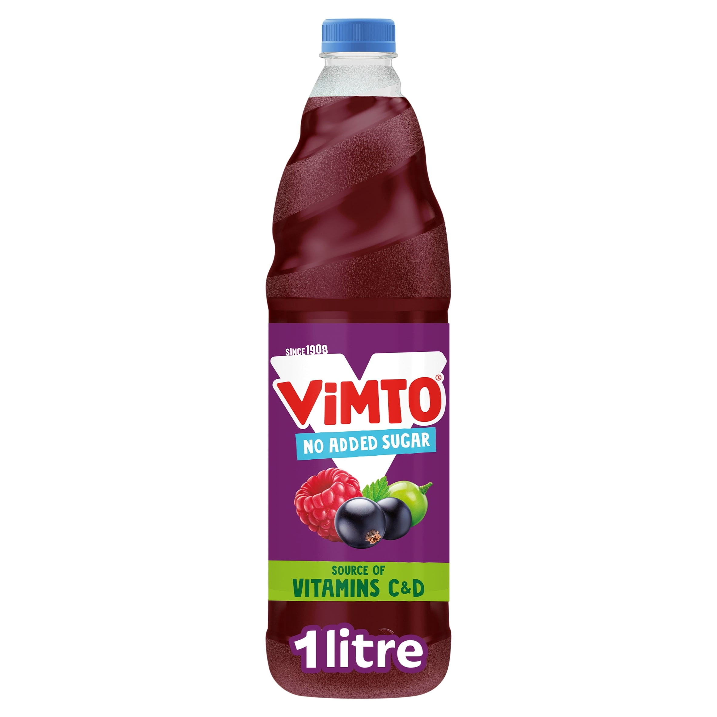 Vimto, No Added Sugar Squash, 1 Litre, Imported from Britain - Walmart.com