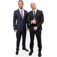 Vin Diesel And Paul Walker (Duo) Mini Celebrity Cutout Standee ...