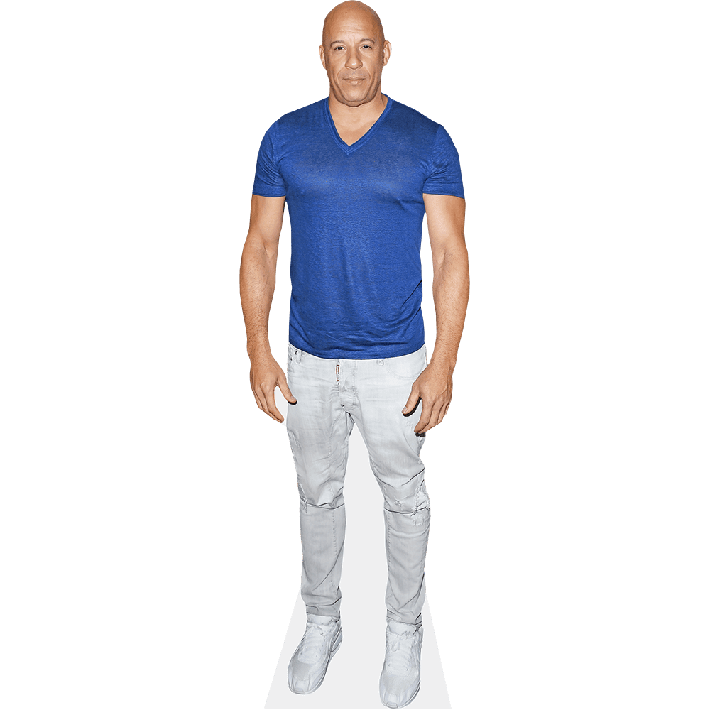 Vin Diesel (Casual) Mini Size Cutout. Standee. - Walmart.com