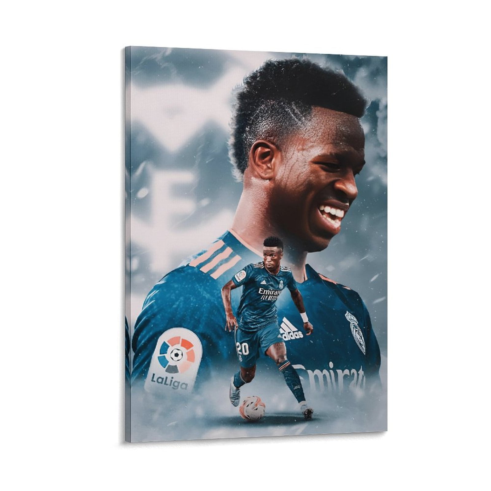 Vinícius Júnior Football Player Art Poster Posters Wall Art Painting Canvas Gift Living Room ...