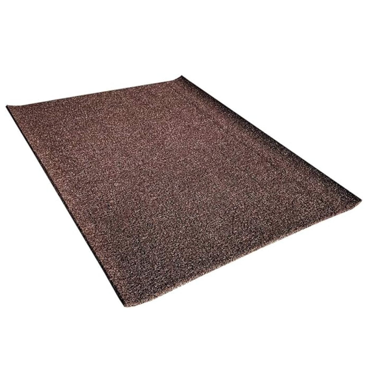 VinLoop Vinyl Mat - 4x5 Brown Anti-Slip Loop Mat for Pool, Bathroom ...