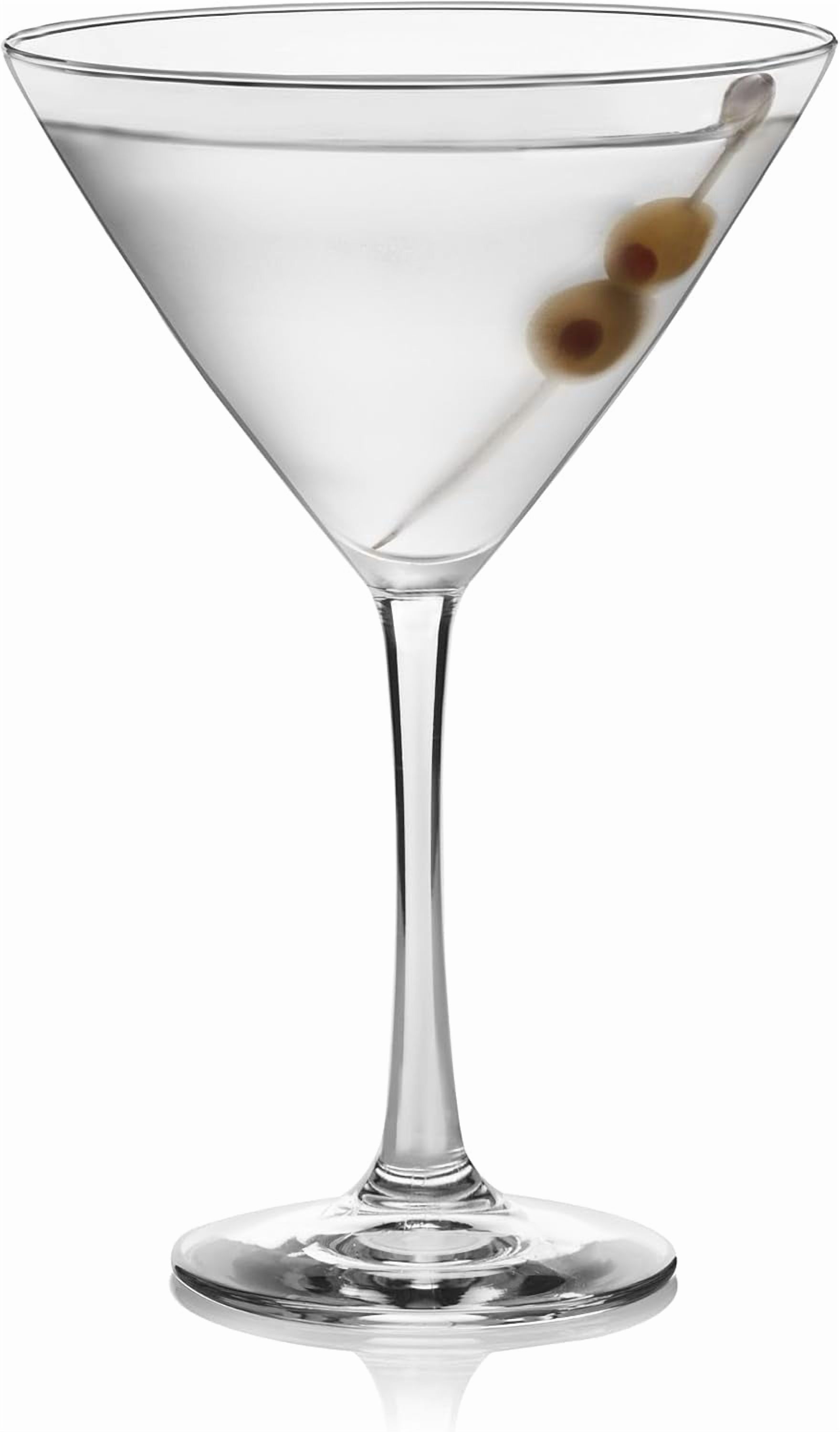 Vina Martini Glasses Set of 6, 12oz, Dishwasher Safe Cosmopolitan ...