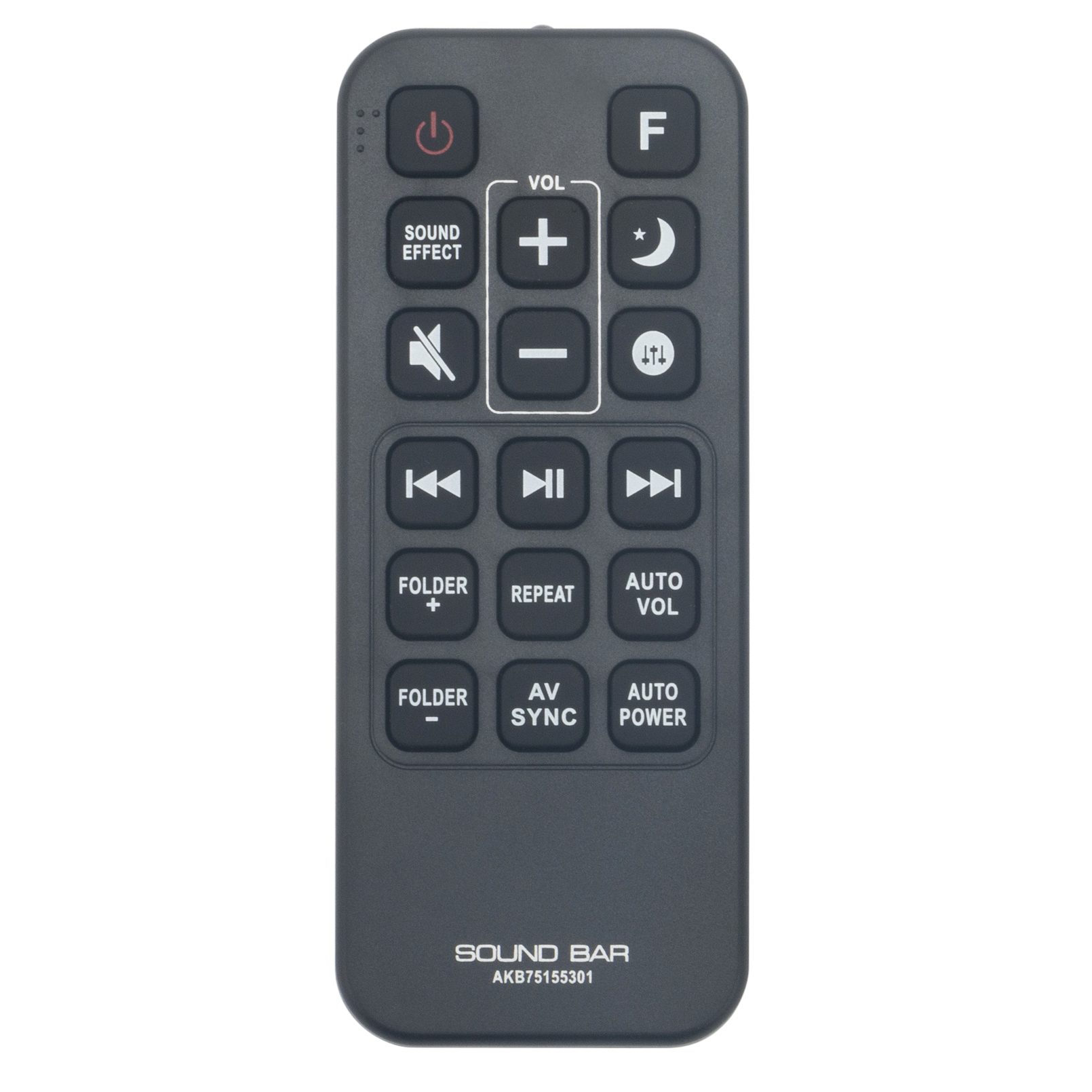 Vinabty AKB75155301 Replaced Remote Control fit for LG Soundbar System ...