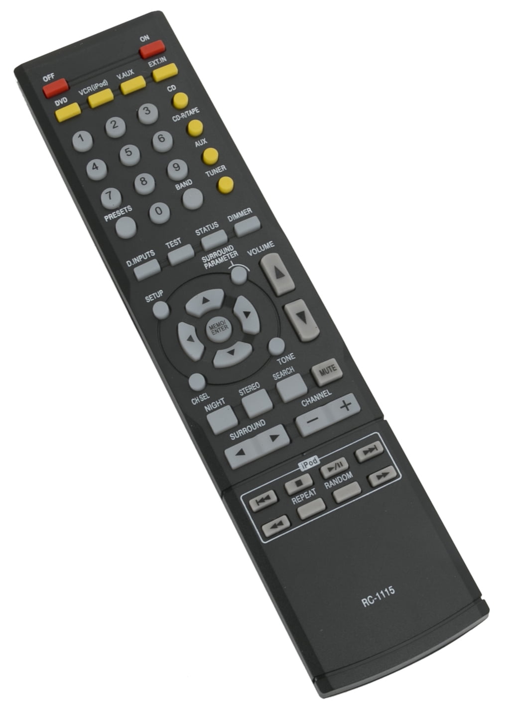 Vinabty RC-1115 sub Remote RC-1120 Replaced Remote Control fit for Denon AV Surround Receiver ...