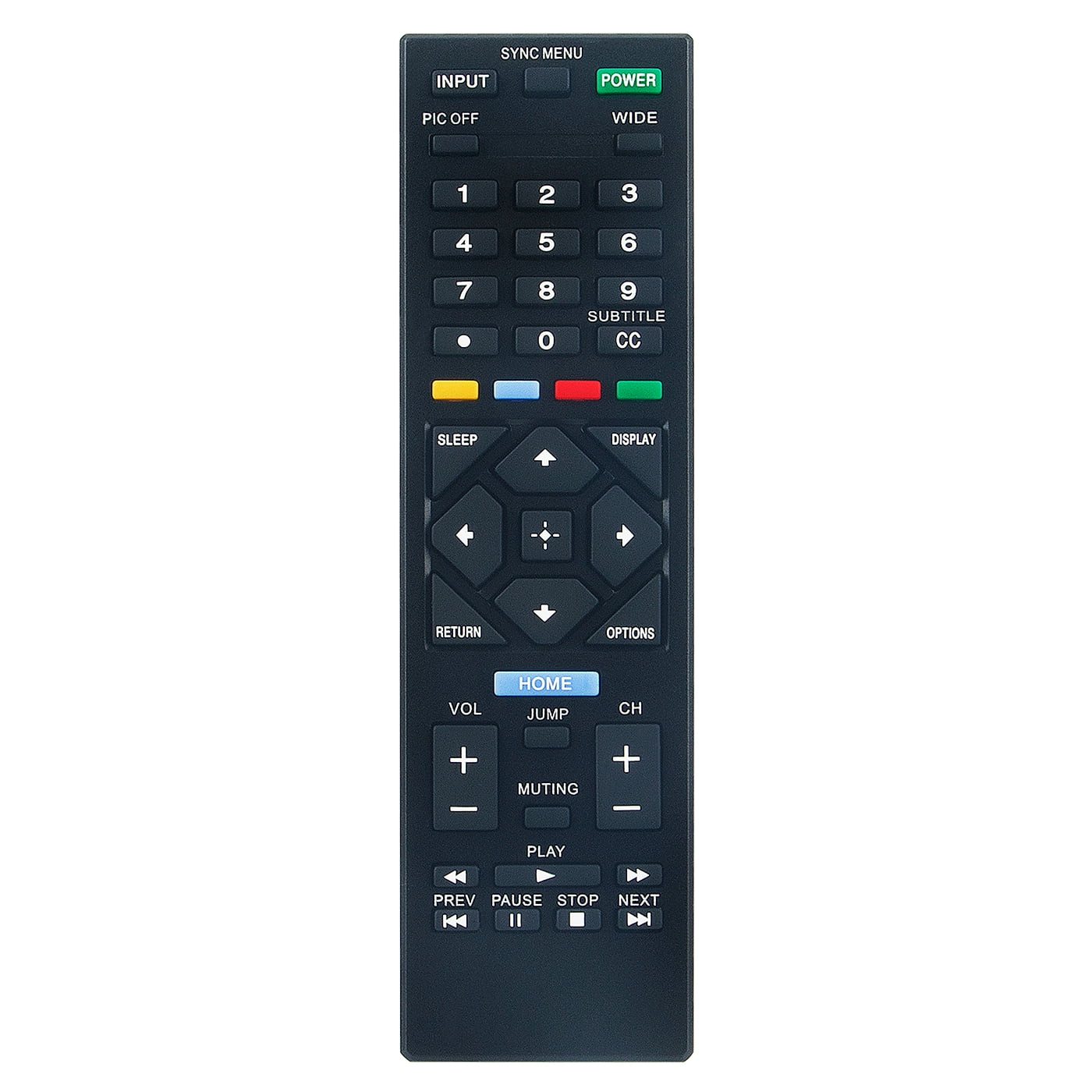 Vinabty RMT-TX110L Replaced Remote Control Sub Remote RM-YD092 Fit For Sony Bravia LCD TV KDL ...
