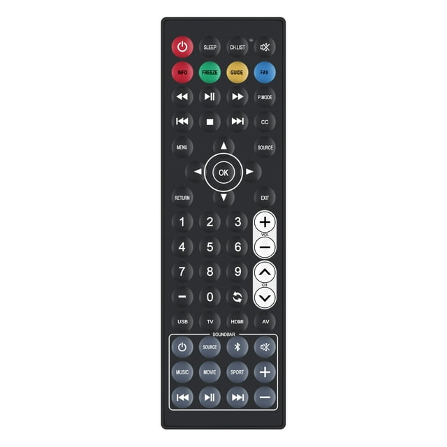 Vinabty Replaced Remote Control Fit For Most Furrion Aurora TV ...