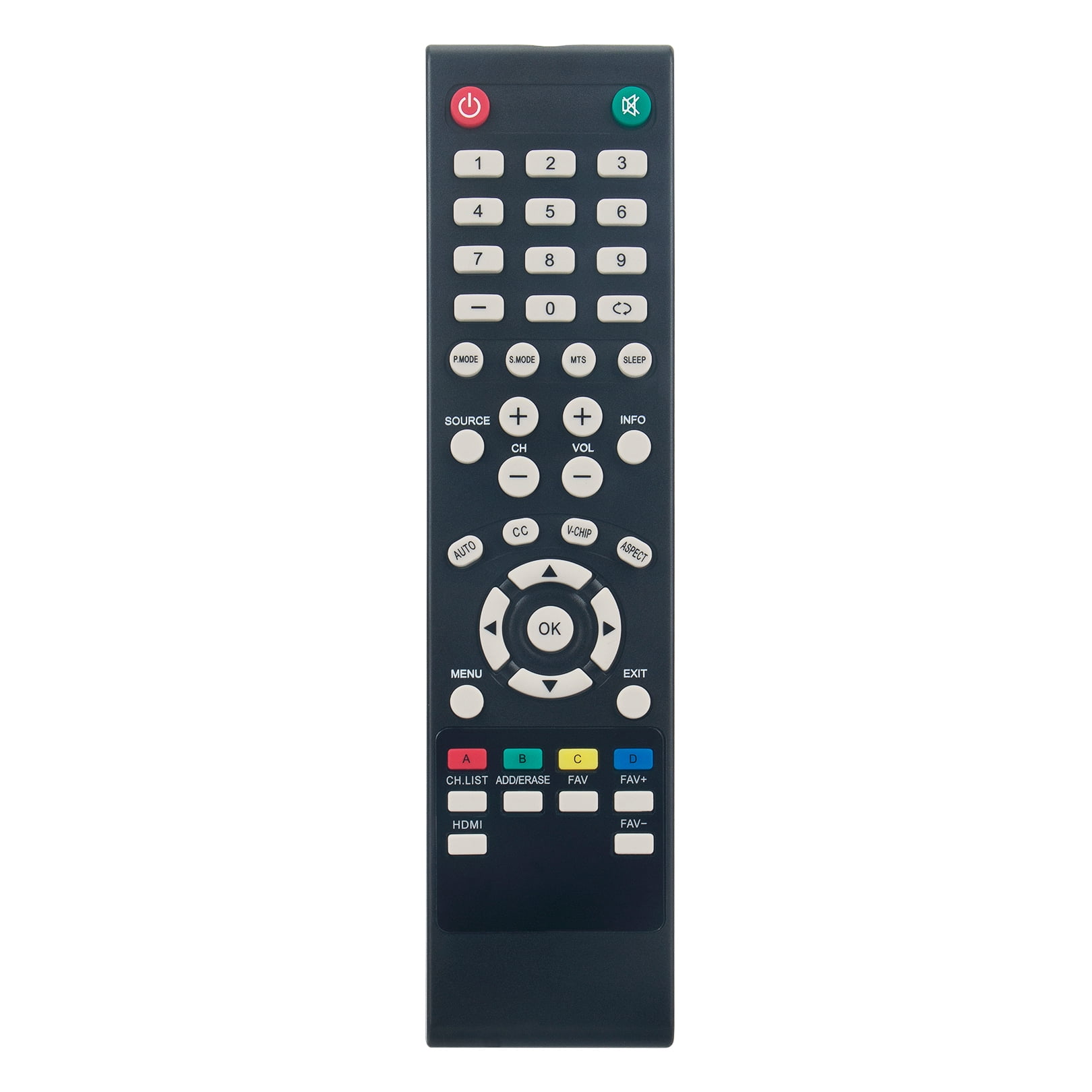 Vinabty Replaced Remote Control Fit for SEIKI LCD LED TV Full Size From ...