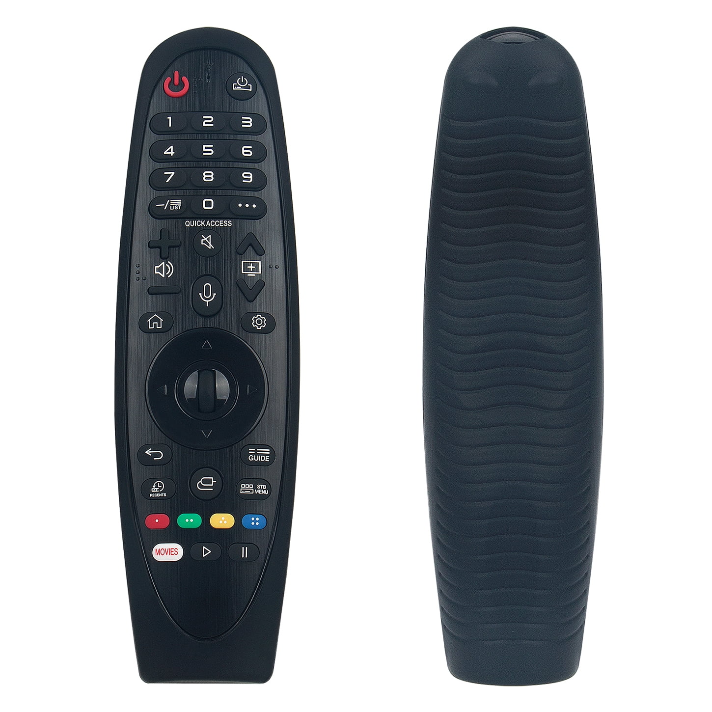Vinabty black Silicone Protective Case Fit For LG Remote Controller AN ...