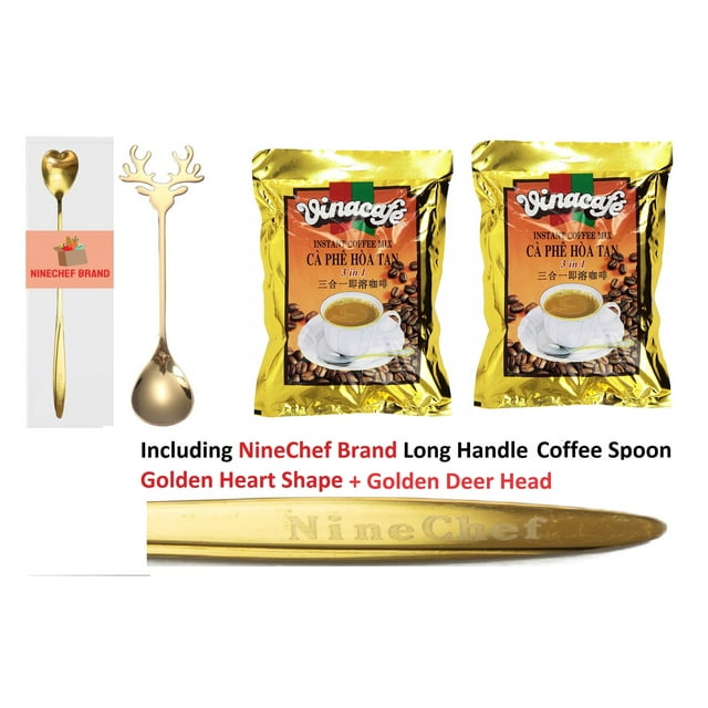 Vinacafe, Instant Herbal Coffee Mix 3 in 1 (Ca Phe Hoa Tan), 14.1 oz ...