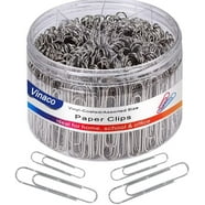 U Brands Paper Clips, Medium 1-1/8" and Large 2" Sizes, Assorted Colors ...