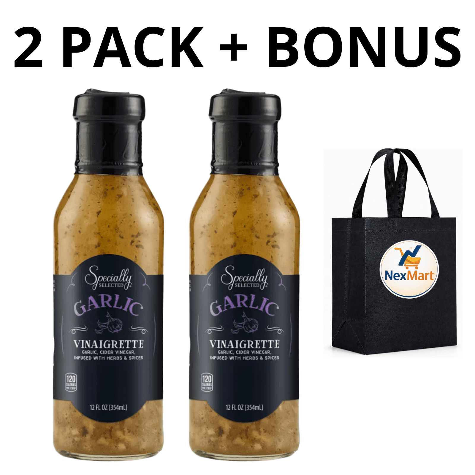Vinaigrette Dressing,12 oz Pack 2 - Walmart.com