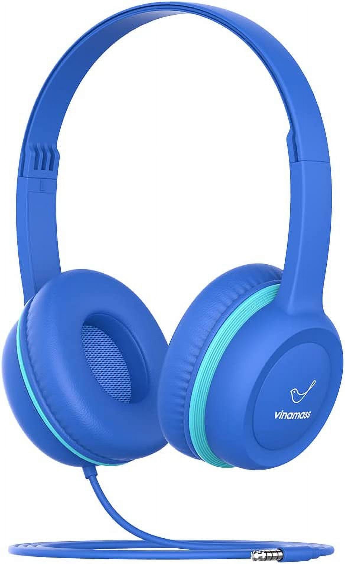Vinamass Kids Headphones, Ear Headphones for Kids, Wired Headphones ...