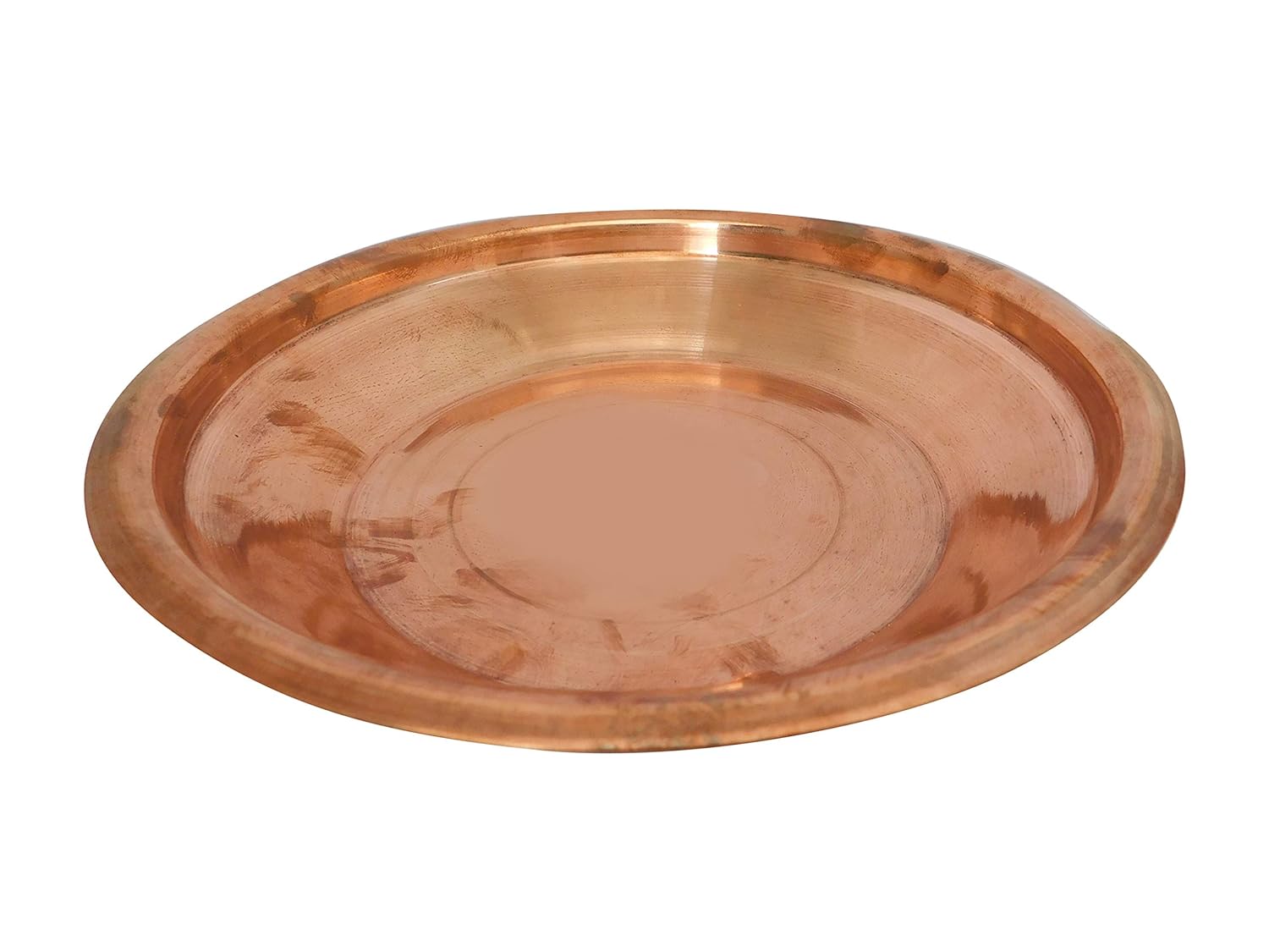 Vinayakmoorti Brass Pooja Thali Brass Plate Brass Pooja Dish for Home ...