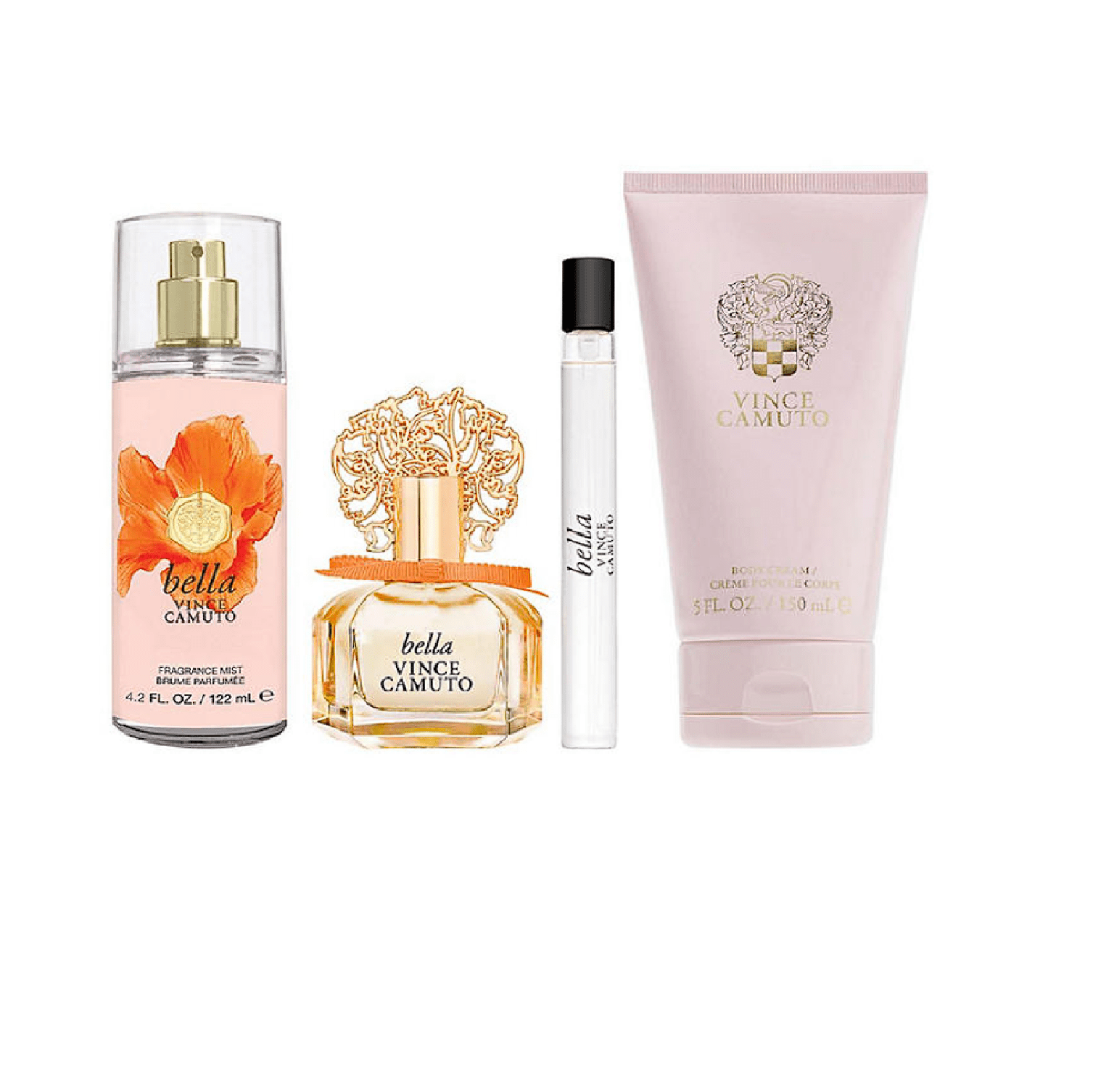 Vince Camuto Bella Eau De Parfum Spray, 4 Piece Gift Set - Walmart.com