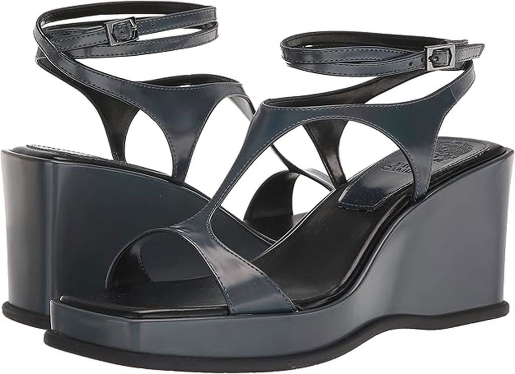 Vince Camuto Fetemee Women's Sandals & Flip Flops Gunmetal Size 8 M ...