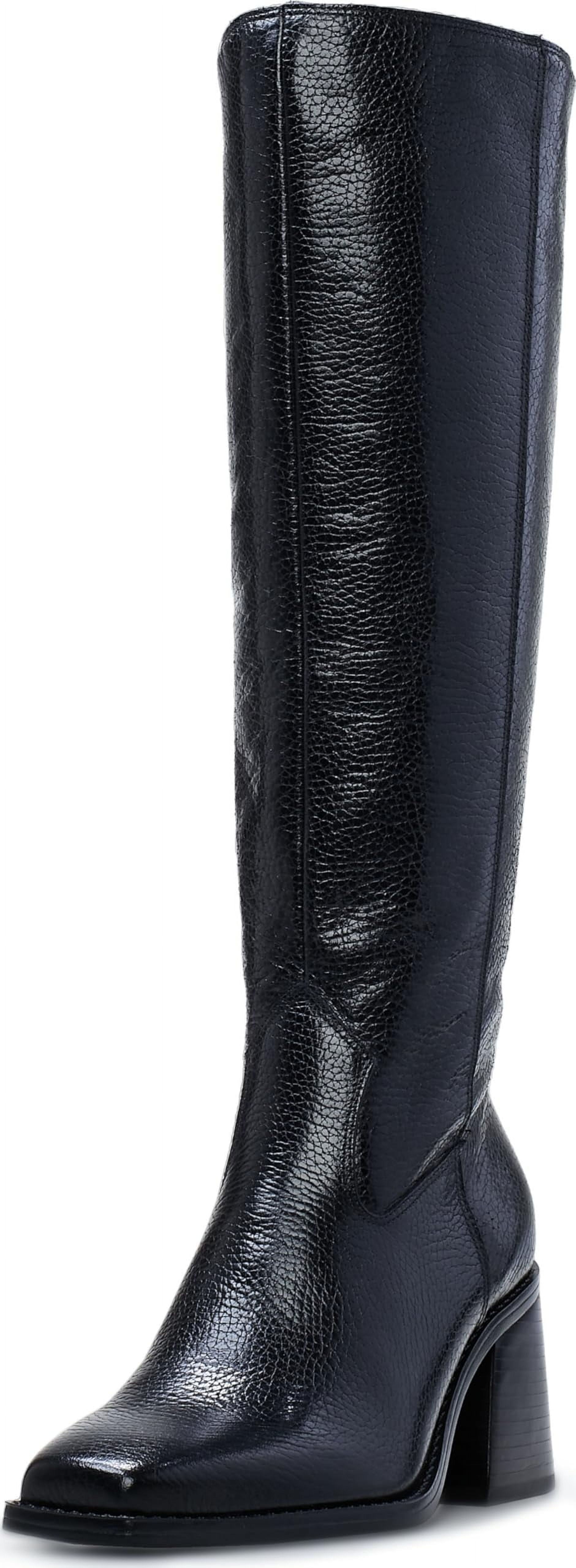 Vince Camuto Women's Biancaa Sangeti Stacked Heel Knee High Boot, Black ...