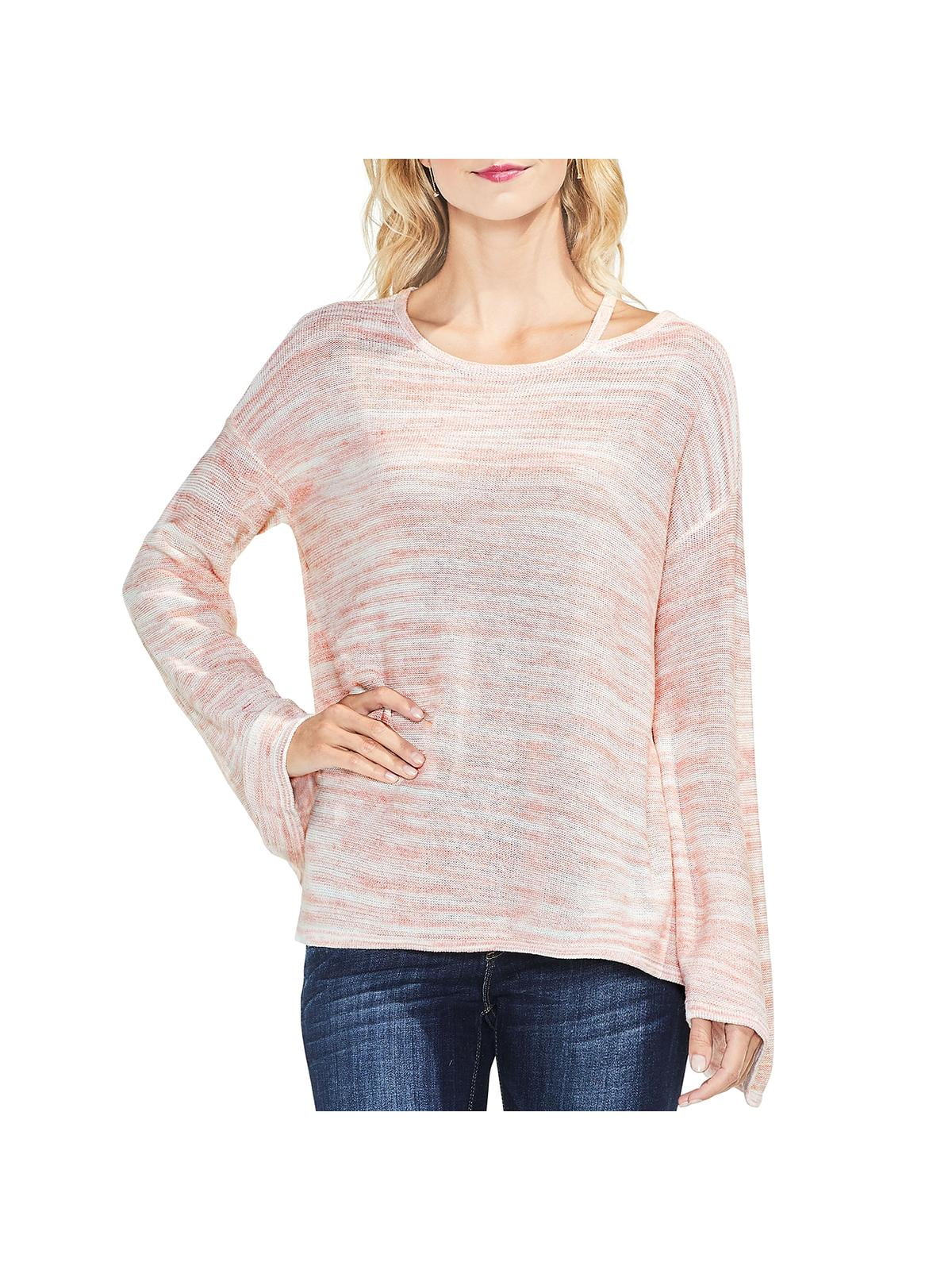 Vince Camuto Womens Bell Sleeve Fall Pullover Sweater Pink S - Walmart.com