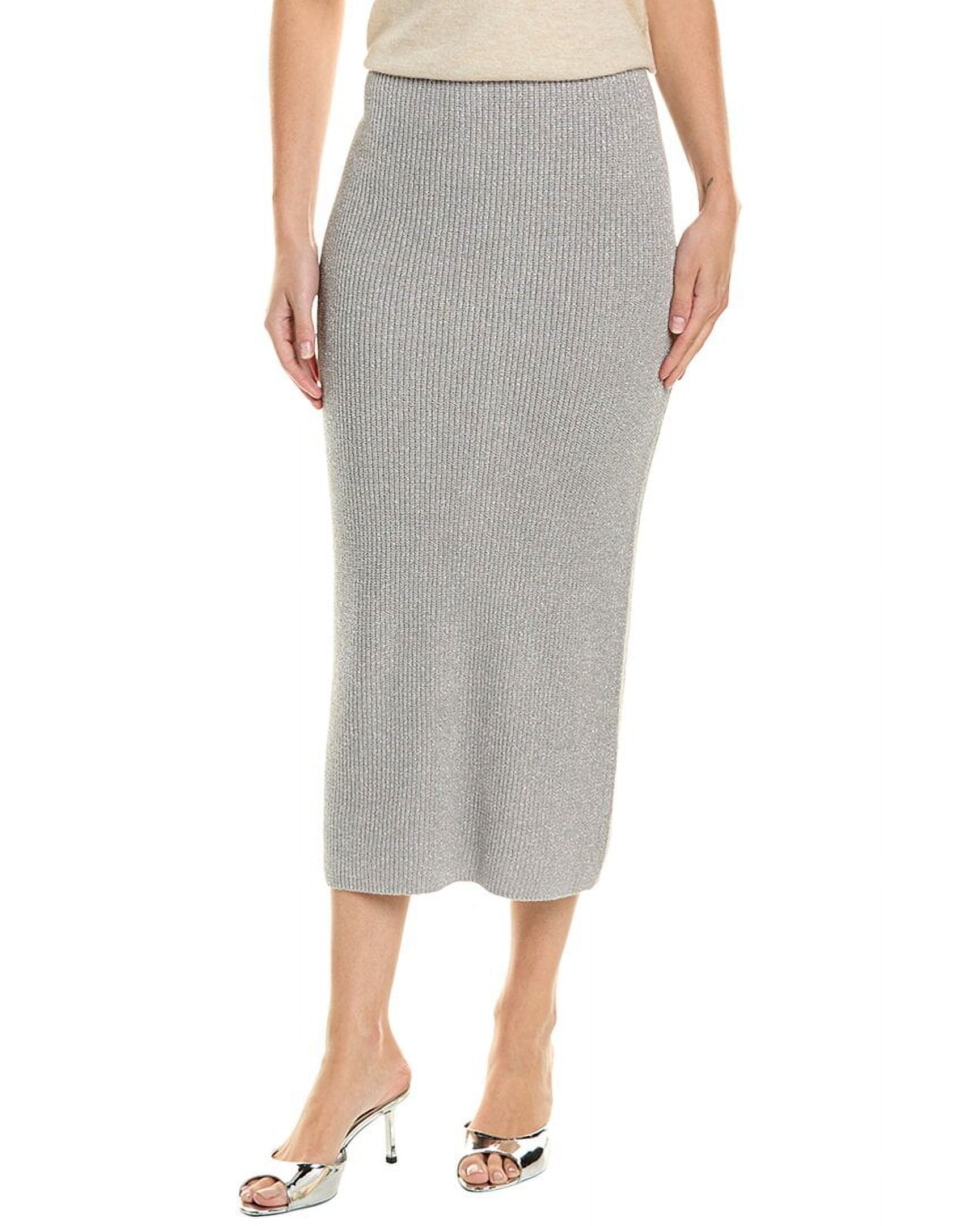 Vince Camuto womens Midi Skirt, l, Metallic - Walmart.com