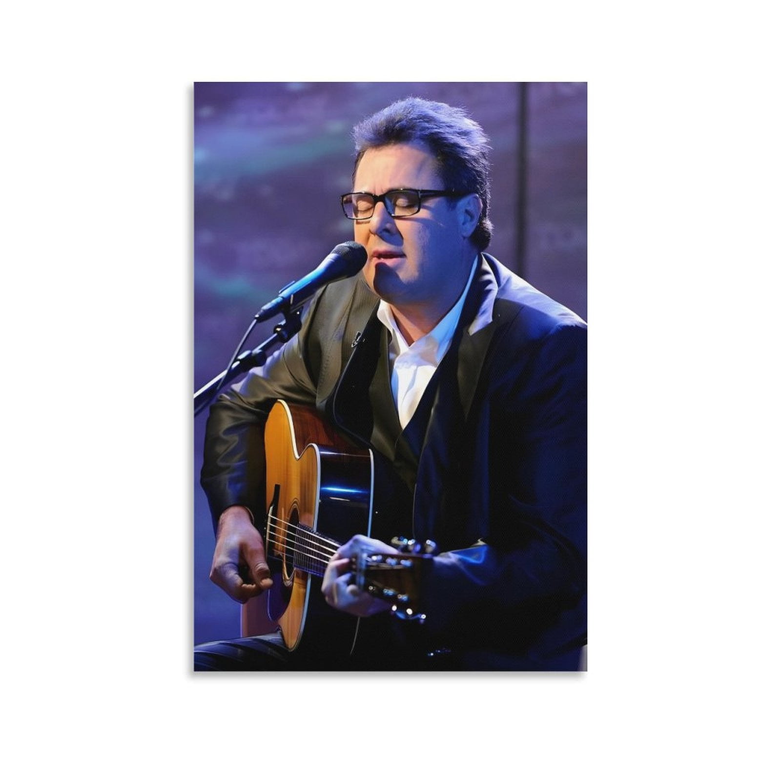 Vince Gill Retro Celebrity Singer Poster Artworks Picture Print Poster ...