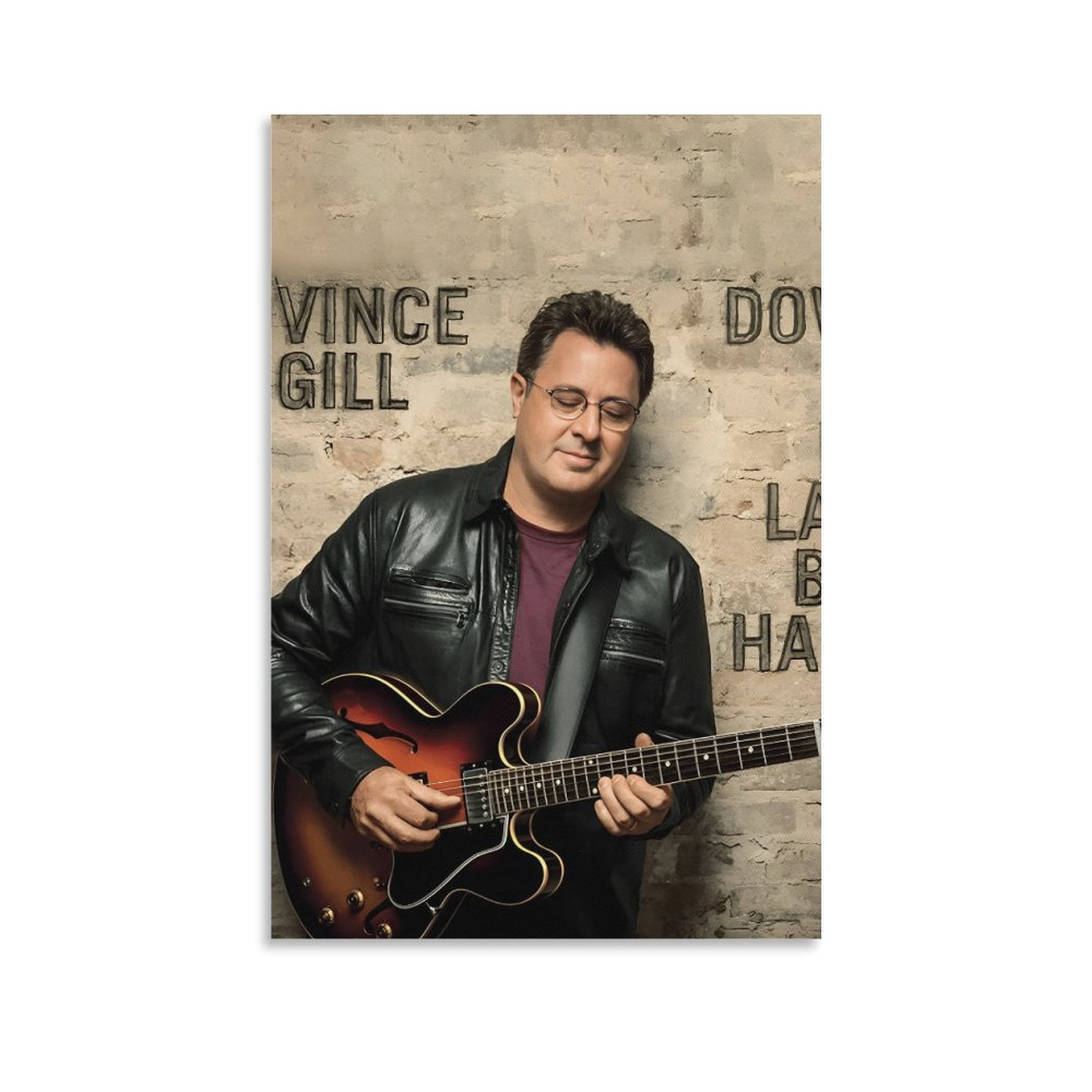 Vince Gill Retro Country Singer Art Poster Posters Art Print Wall Photo ...