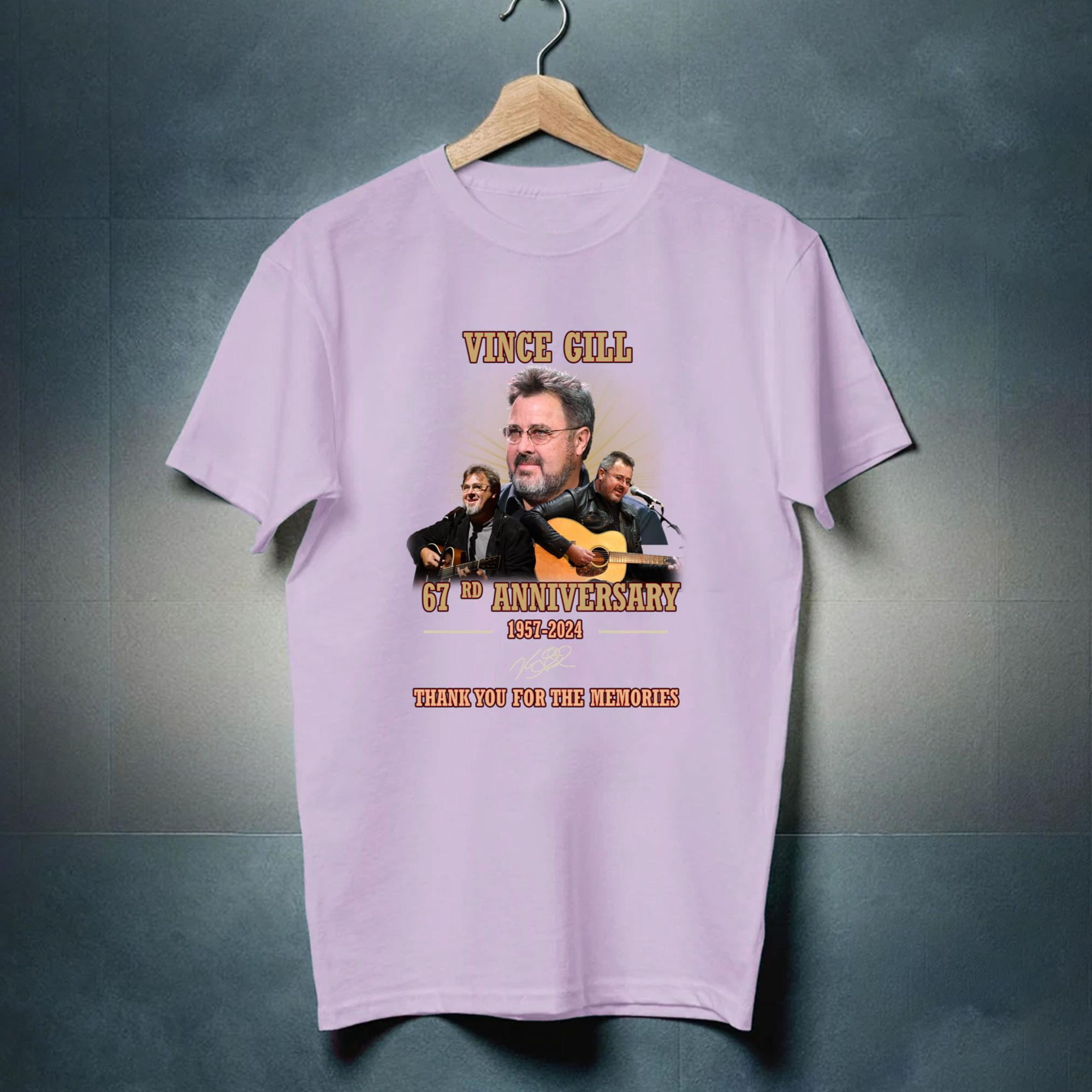 Vince Gill Shirt Vince Gill 67rd Anniversary 1957 2024 Thank You For ...
