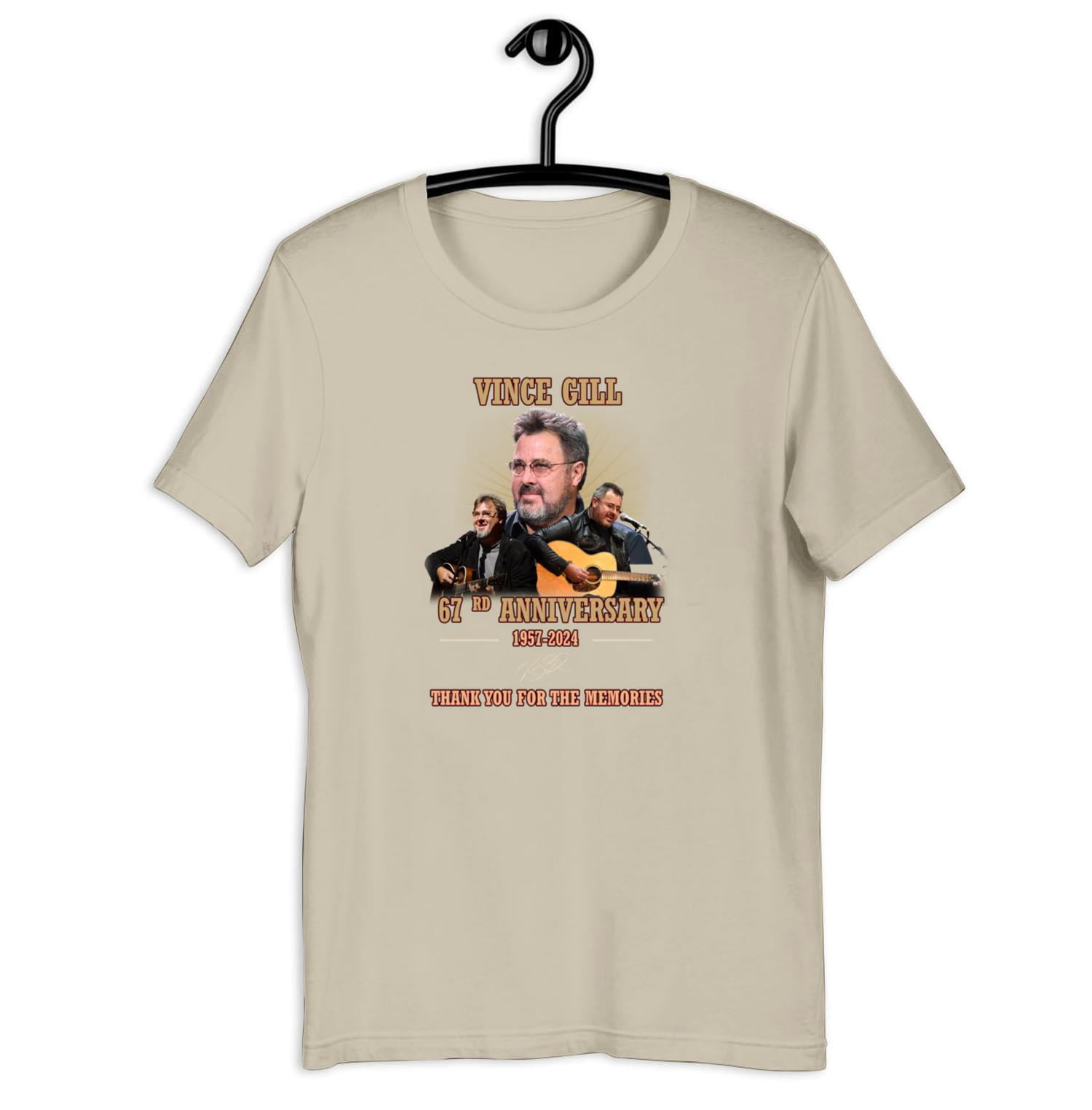 Vince Gill Shirt Vince Gill 67rd Anniversary 1957 2024 Thank You For ...