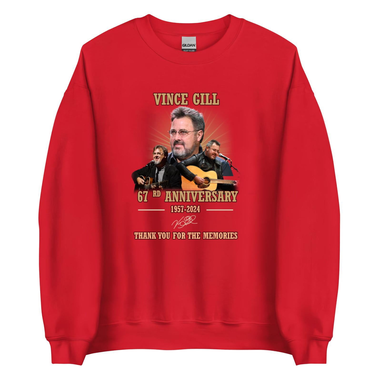 Vince Gill Shirt Vince Gill 67rd Anniversary 1957 2024 Thank You For ...