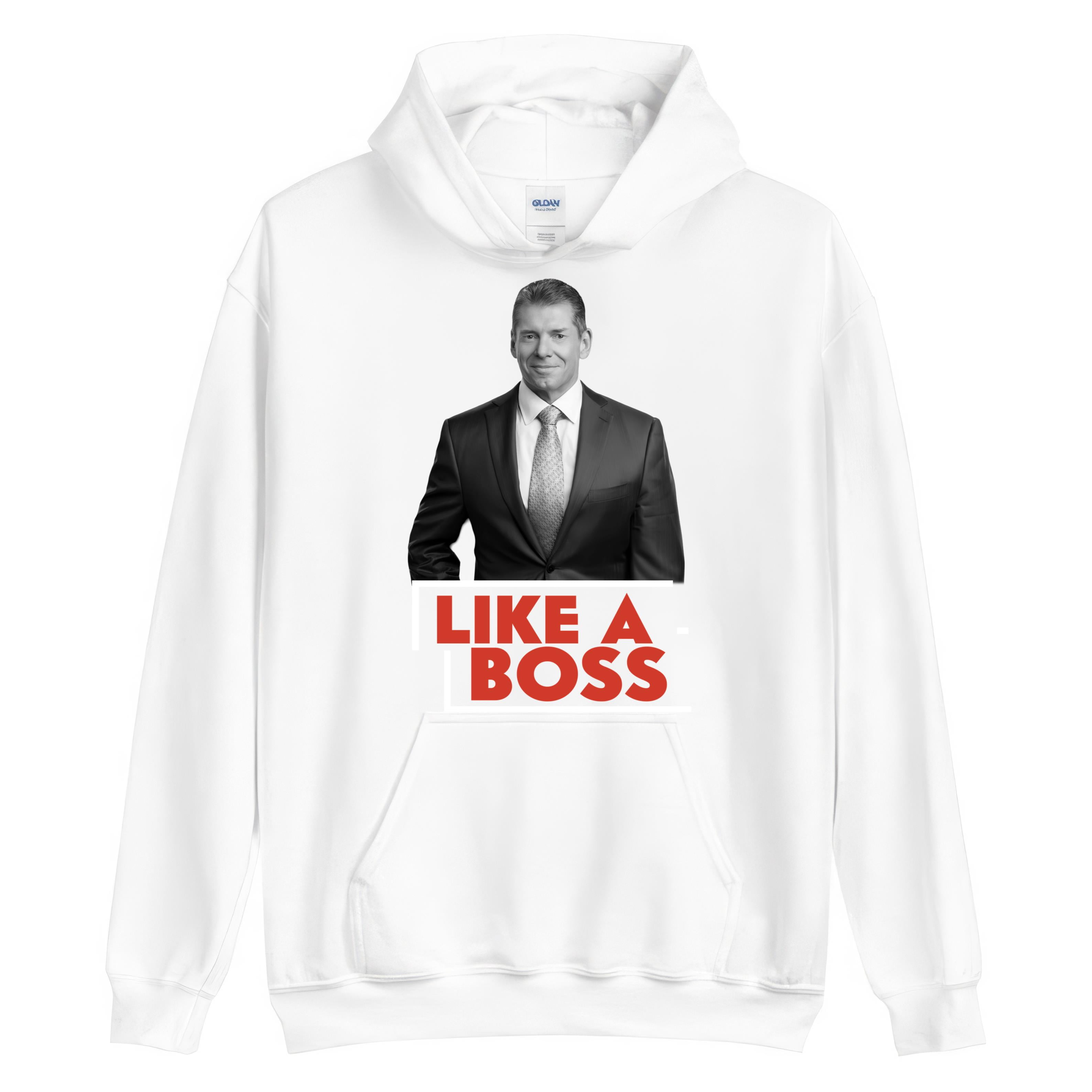 Vince McMahon Like A Boss WWE Black T-shirt New-TH30255 - Walmart.com