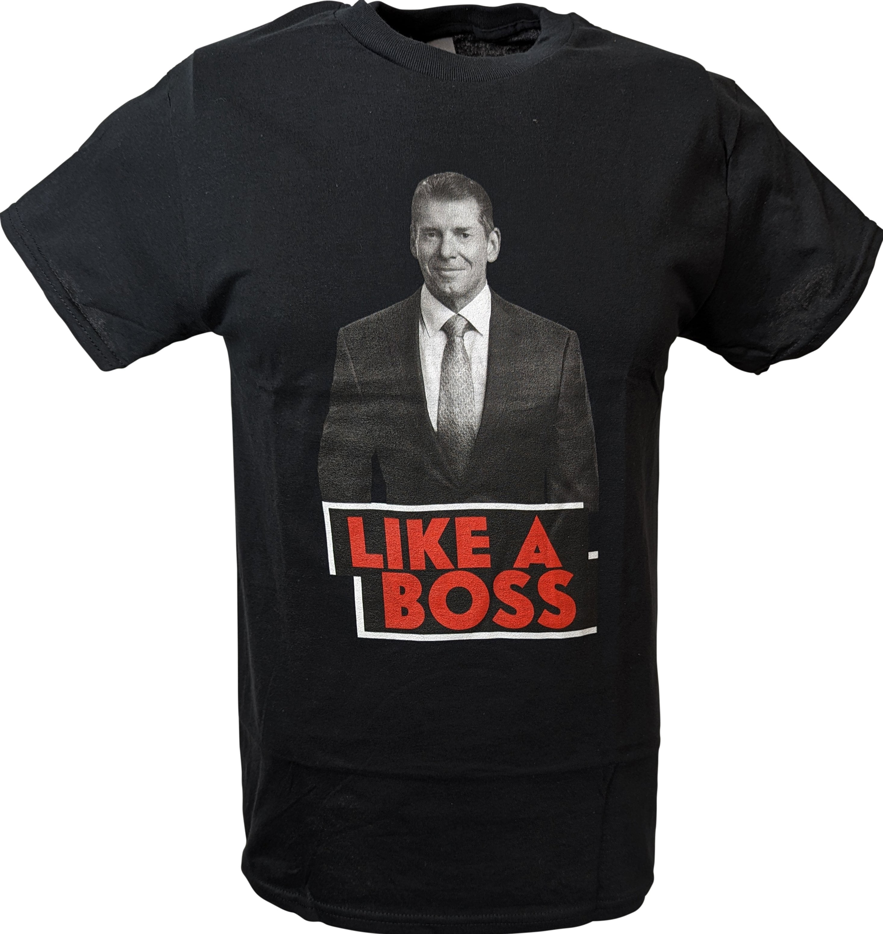 Vince McMahon Like A Boss WWE Black T-shirt New XL - Walmart.com