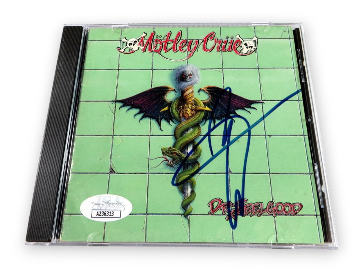 Vince Neil Signed Autographed CD Cover Motley Crue Dr. Feelgood JSA ...