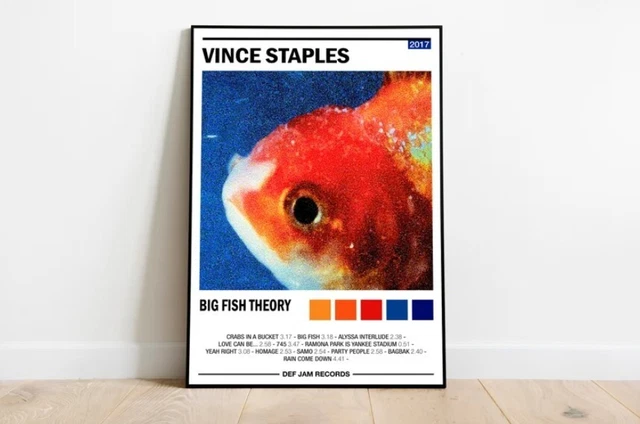 Vince Staples Poster Vince Staples Album Cover Big Fish Theory Album ...