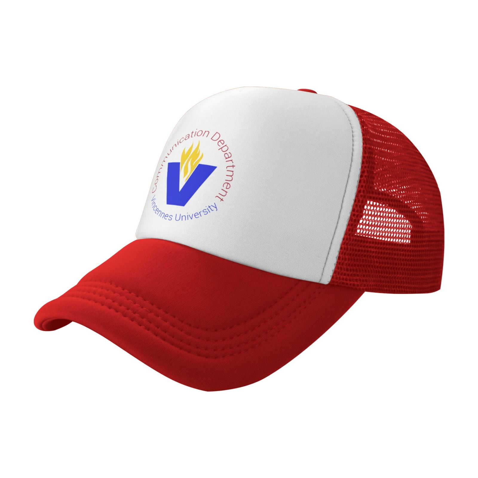 Vincennes University Logo Trucker Hats，Adjustable Comfortable Mesh ...