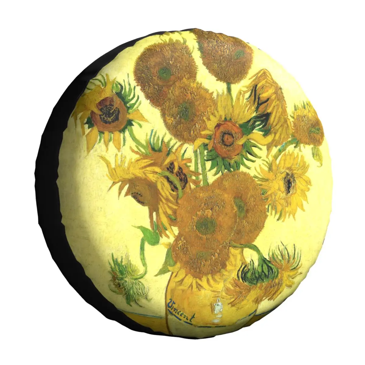 Vincent Almond Blossoms Spare Tire Cover SUV Blossoming Almond Tree ...