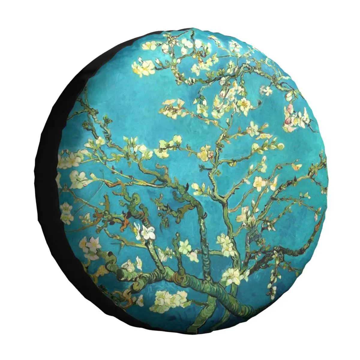 Vincent Almond Blossoms Spare Tire Cover SUV Blossoming Almond Tree ...