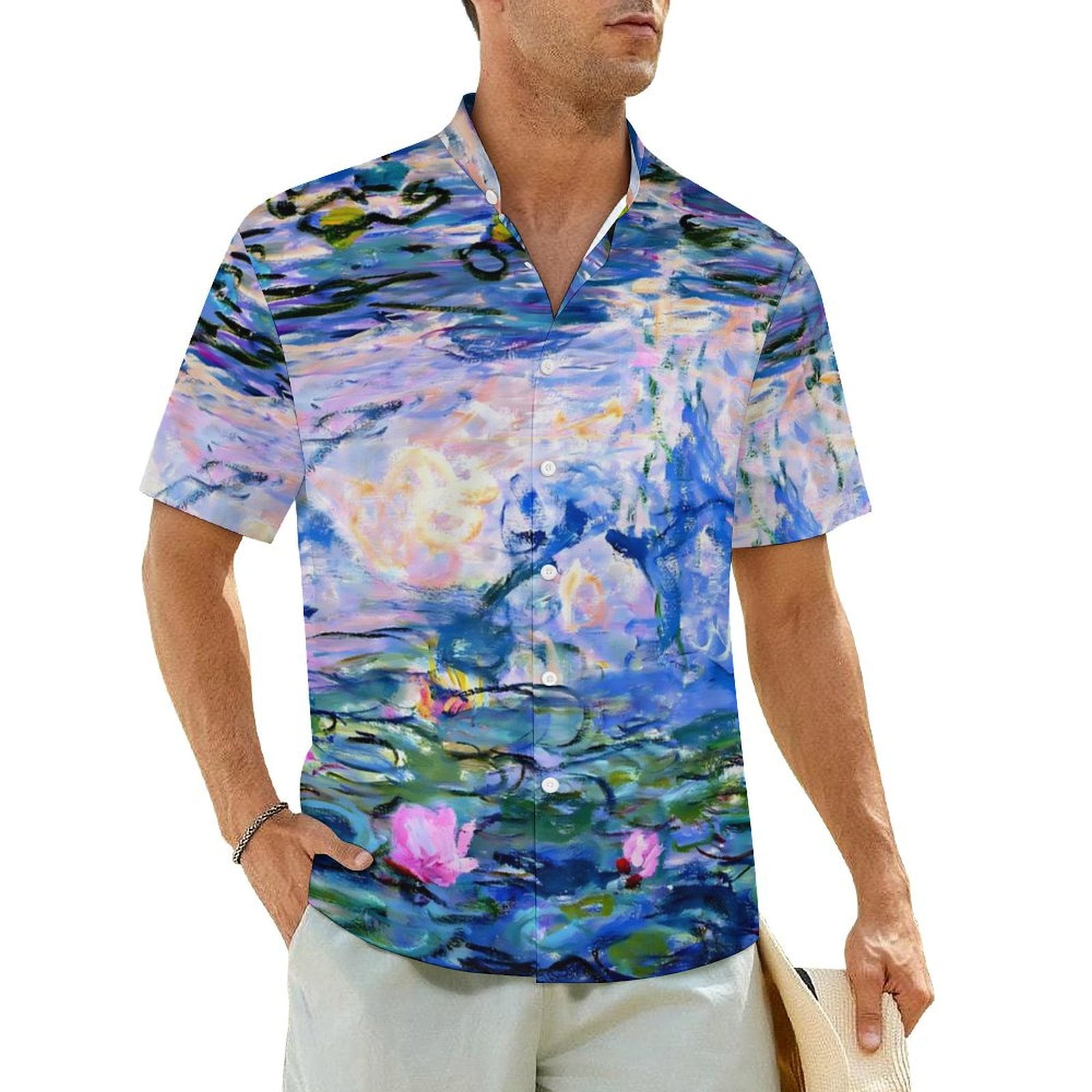 Vincent Beach Shirt Starry Night Hawaii Casual Shirts Male Vintage ...