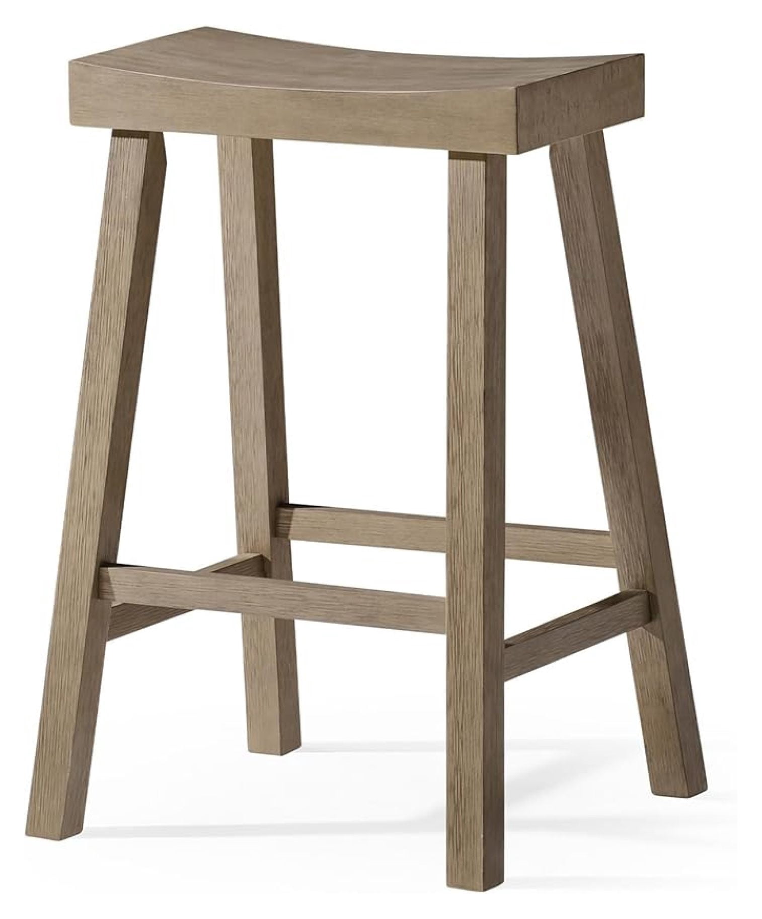 Vincent Counter Stool – 26 Inches – Rectangular Stool with Footrest ...